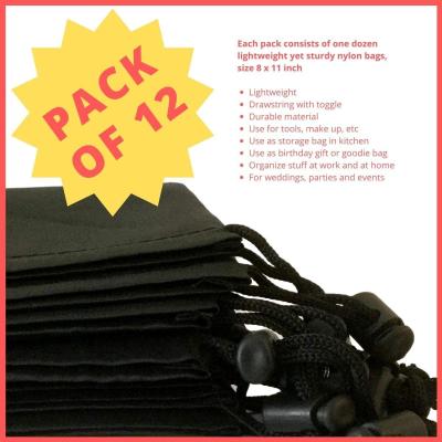 China Drawstring Bag - Nylon Cinch and Ditty Stuff Pouch with Toggle for Sports Te koop