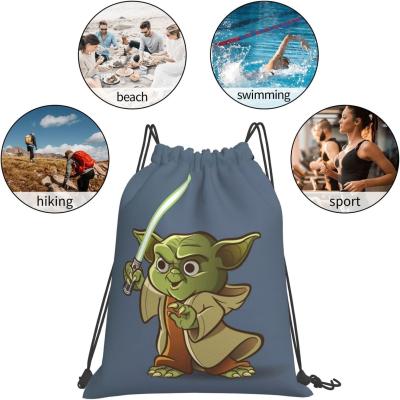 Cina Lightweight waterproof durable soft drawstring backpack bags for men women in vendita