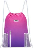 China Water Resistant Drawstring Backpack Sport Gym Sackpack 17L with Mesh Pockets for sale