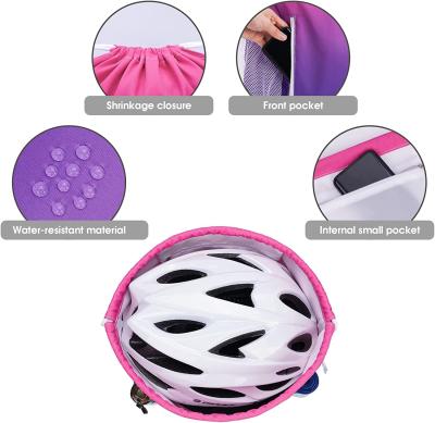 Cina Water Resistant Drawstring Backpack Bag Sport Gym Sackpack With Mesh Pockets in vendita