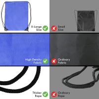 China Soft Shockproof Drawstring Backpack 39cm 34cm Black Gym Bulk Cinch Tote Sackpack for sale