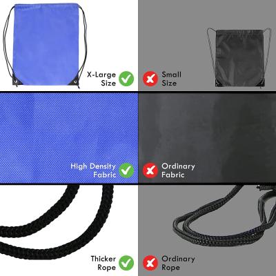 China Soft Shockproof Drawstring Bag Backpack Black Gym Bulk Cinch Tote Sackpack à venda