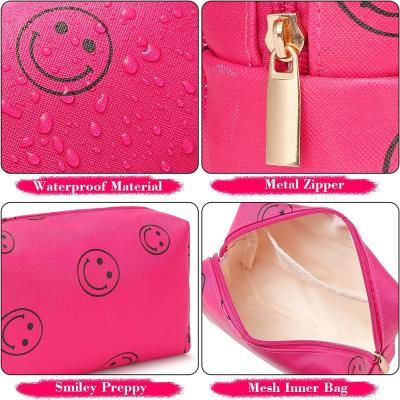 Cina Organizzatore cosmetico impermeabile Cute Portable  della borsa di gusto squisito di cuoio di trucco dell'unità di elaborazione in vendita