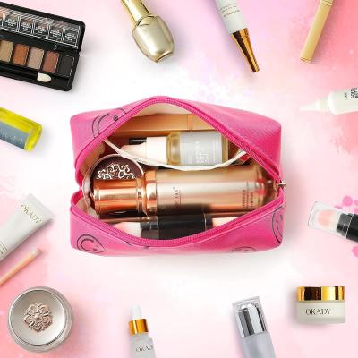 Cina Organizzatore cosmetico impermeabile Cute Portable  della borsa di gusto squisito di cuoio di trucco dell'unità di elaborazione in vendita