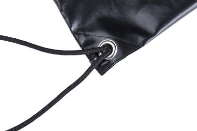 Cina Custom PU Leather Drawstring Bags Headset Waterproof Storage String Bag in vendita