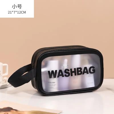 Cina Capacità di immagazzinamento Sacchetto cosmetico impermeabile Sacchetto igienico con maniglia in vendita