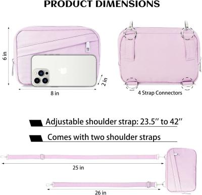 Cina Borsa Crossbody resistente all'acqua per donne Multi posizione Fanny Pack Mini cintura borsa in vendita