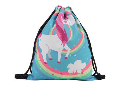 中国 ピクニック旅行ロゴのかわいいポリエステル ドローストリング袋の体育館袋 販売のため