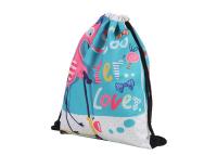 China Custom Print Waterproof Drawstring Backpack Polyester 2000 Pcs MOQ OEM ODM for sale
