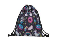 China 210D Polyester Drawstring Backpack Sack Bag with Custom Silk Screen Printing 2000pcs MOQ for sale