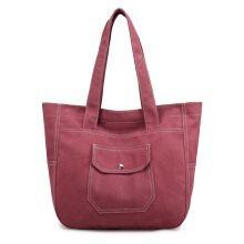 Cina Dimensione Tote Bags Transfer Print Logo normale bianco alla rinfusa della tela del cotone in vendita