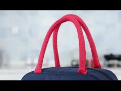 Custom pink insulated lunch cooler bag with oem service for school