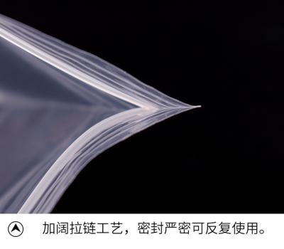Cina La plastica di CPP ha laminato le chiare borse d'imballaggio della serratura dello zip del politene della chiusura lampo del pe delle borse in vendita