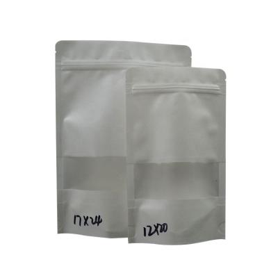 Cina CPP ha personalizzato la borsa bianca di Mylar biodegradabile sta sul sacchetto con la finestra in vendita