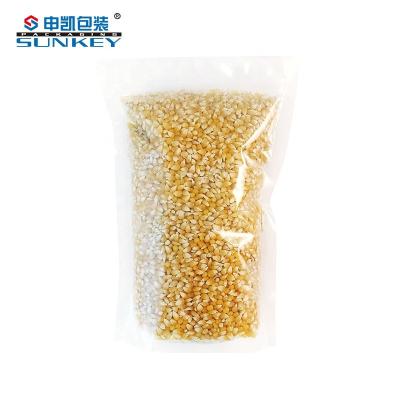 Cina La borsa laterale della guarnizione di dimensione 3 3 su ordinazione trasparenti ha asciugato il supporto d'imballaggio della serratura dello zip del dado sul sacchetto in vendita