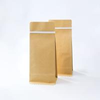 China Refoldable Kraft Paper Coffee Tea Packaging for sale