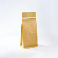 China Refoldable Kraft Paper Coffee Tea Packaging for sale