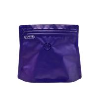China BOPP CPP Flat Bottom Coffee Bean Packaging Bag Tea Pouch Packing With Valve Zipper for sale