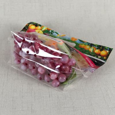 Cina Borse d'imballaggio di imballaggio di plastica dell'uva della frutta e di verdura della saldatura a caldo del PE in vendita