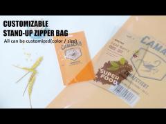 Multiple Choices Three Side Seal Bag Foil Aluminum Stand Up Food Pouch