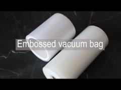 Custom Heat Seal PA Vacuum Seal Storage Bags Embossed Vacuum Sealer Bag For Food