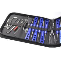China Locksmith Practice Picking Tools 20-In-1 Hook Lockpick Lock Picks House Lock Set for sale