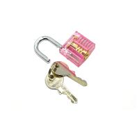China Colourful Mini Version Of Word Transparent Practice Lock Set 5pcs for sale