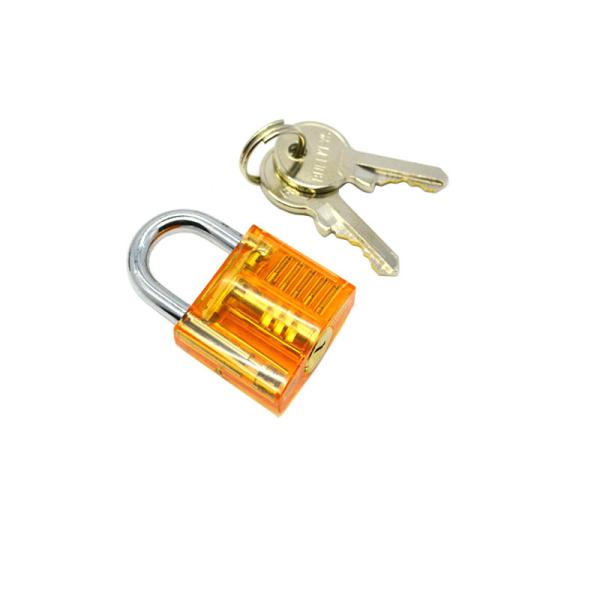 Colourful Mini Version Of Word Transparent Practice Lock Set 5pcs