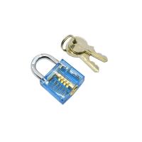 China Colourful Mini Version Of Word Transparent Practice Lock Set 5pcs for sale