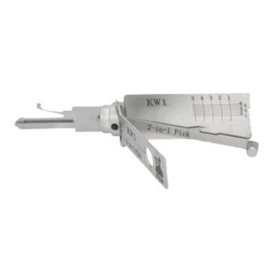 China Lishi Lockpicking Tool  KW1 5pin 2in1 Lock Pick And Decoder Tool for sale