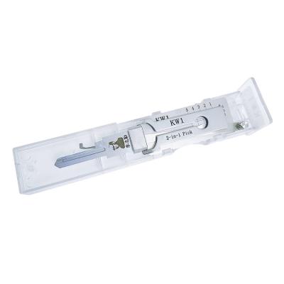 China Lishi Lockpicking Tool  KW1 5pin 2in1 Lock Pick And Decoder Tool for sale