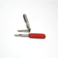 China Safe Inside The Groove Blade Lock Quick Open Tool Red Manual Locksmith Tools for sale