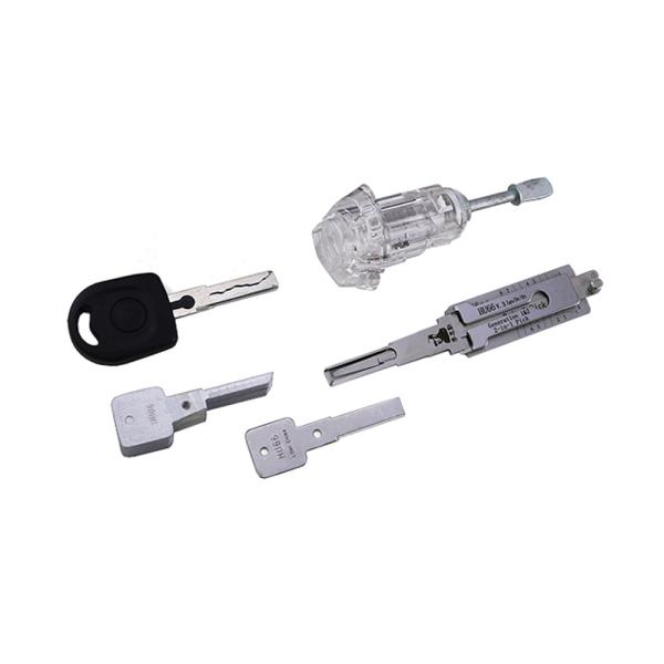 Quality Transparent Car Lock For VW HU66 2 In1 Lockpicks Lishi Door Lock Pick for sale