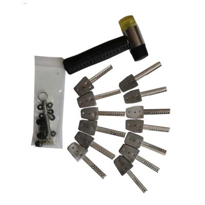 China Slotenmaker gereedschappen 13pcs Kit knop sleutel Shims Plane Kaba Lock Pick gereedschappen slotenmaker benodigdheden Te koop