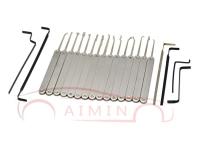 China 16-Piece Single Hook Key Pulling Tool Set Lock Pick Recommended by Professional Locksmiths for Locksmiths for sale