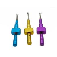 China 6Piece Locksmith Tools Set with Adjustable Cross-Shaped Lock Picking Tools for sale
