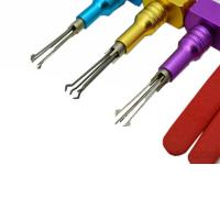 China 6Piece Locksmith Tools Set with Adjustable Cross-Shaped Lock Picking Tools for sale