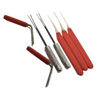 China Stainless Steel Locksmith Pick Tools for Strongbox Safe Unlocking Set for sale