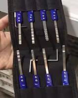 China Safe Box Locksmith Tools 8 in 2 Lock Pick Set Hooks Lock Pick Set for sale