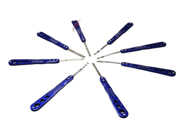 Quality Safe Box Locksmith Tools 8 in 2 Lock Pick Set Hooks Lock Pick Set for sale