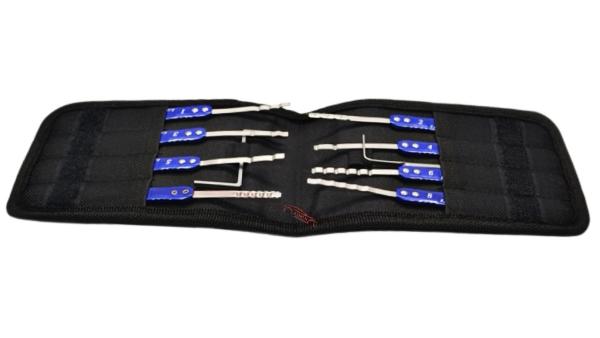 Quality Safe Box Locksmith Tools 8 in 2 Lock Pick Set Hooks Lock Pick Set for sale