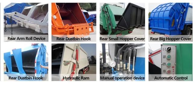 HOWO Waste Removal Compressor Compression Compressed Basement Garbage Truck