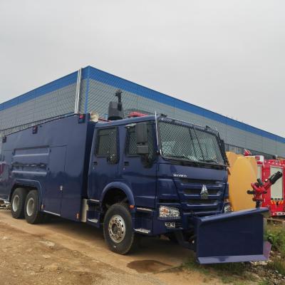 Китай HOWO Высококачественный противовосстановочный 5-12тонный водяной пушечный грузовик продается