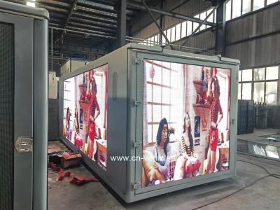 중국 첸글리 16FT 18F 3면 LED 화면 광고 밴 사용자 정의 모바일 LED 디스플레이 박스 판매용