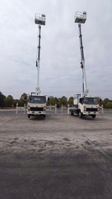 중국 HOWO 22m 망원경 붐 공기 플랫폼 작동 공기 버킷 트럭 판매용