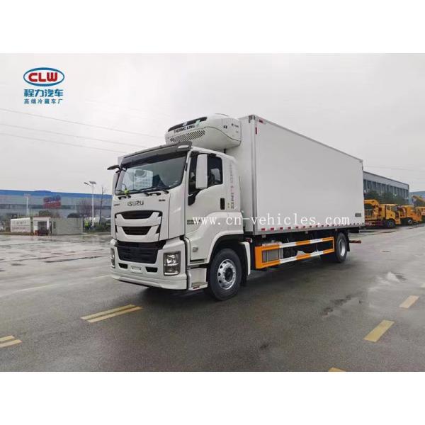 Quality ISUZU Giga Thermo King Freezer Refrigerated Refrigerator Truck With Hydraulic Gate for sale