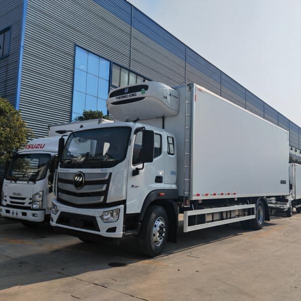 Quality Foton Aumark Refrigerator Truck Van Refrigerated Thermo King Freezer Truck for sale