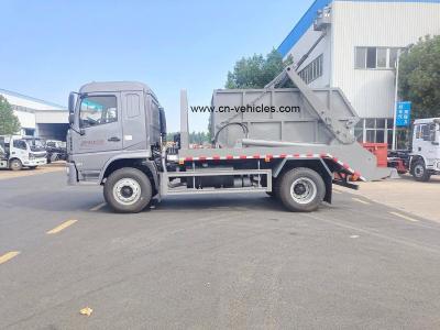 China Shacman Skip Loader Garbage Truck 6 Wheelers 10m3 Swing Arm Garbage Truck for sale
