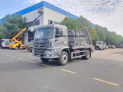 China Shacman Skip Loader Garbage Truck 6 Wheelers 10m3 Swing Arm Garbage Truck for sale