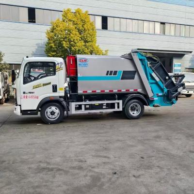 China HOWO Waste Removal Compressor Compression Compressed Basement Garbage Truck for sale
